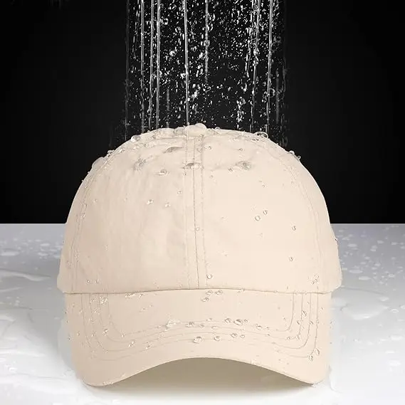 New 2024 Men Waterproof Baseball Cap Windproof Golf Cap Adjustable ...