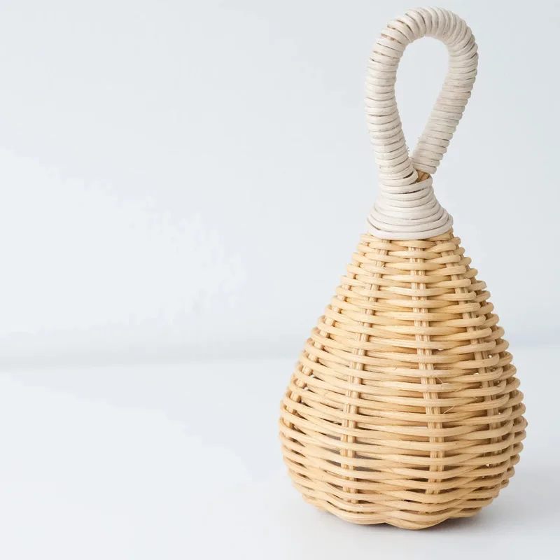 Hot Sale Vintage Wicker Rattan Rattle Musical Instrument Rattle Kid ...