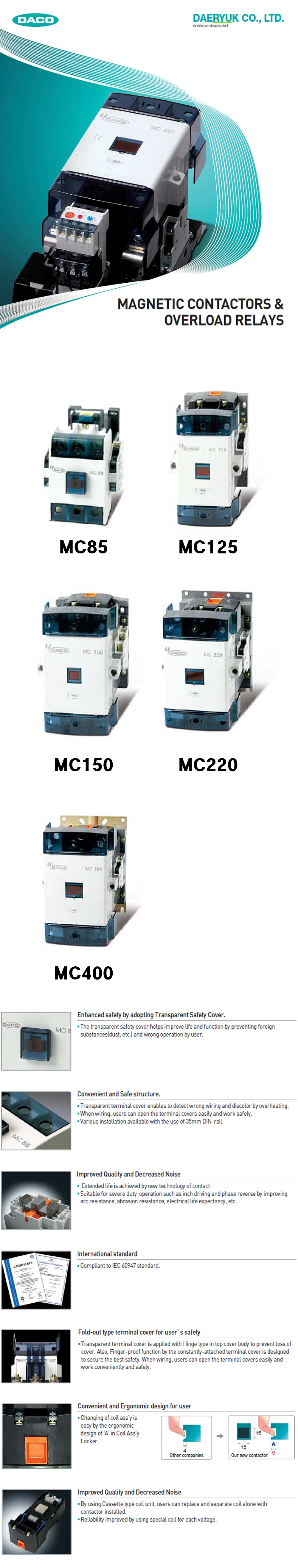 DACO MC Magnetic Contactor| Alibaba.com