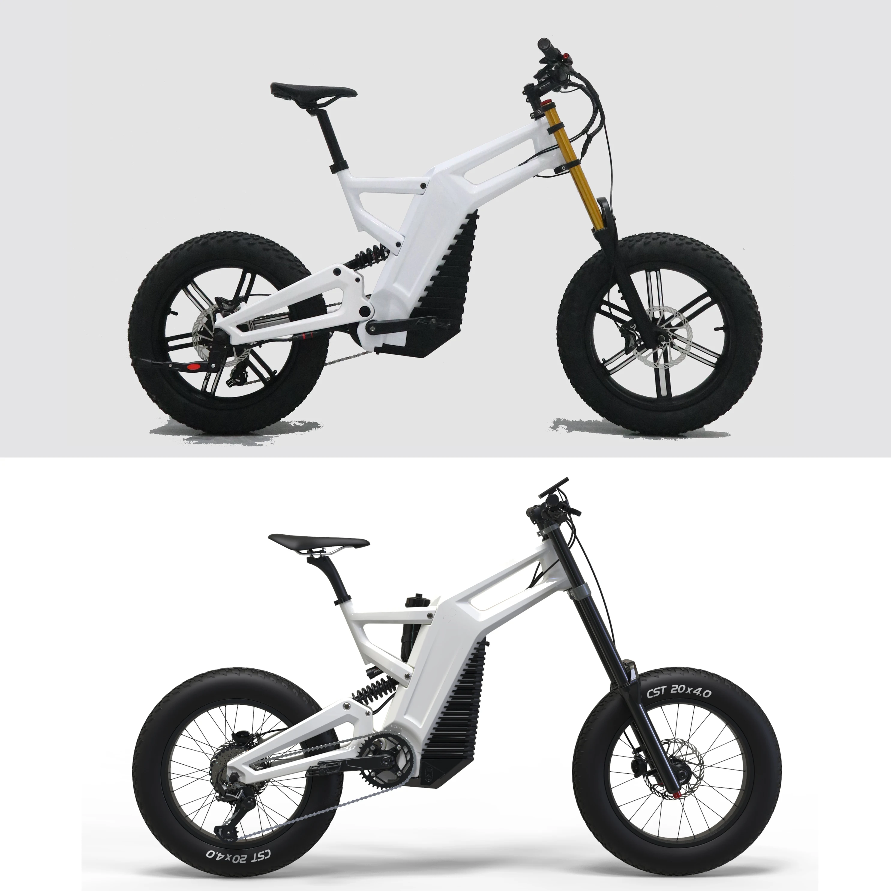 4LEAF Ace 48V 1000W Electric Bicycle - Powerful Dual Suspension Ebike ...