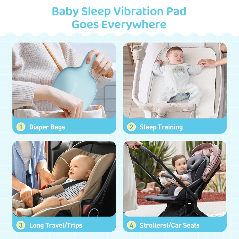 Alibaba.com: 3 Vibration Modes, USB Rechargeable, Baby Sleep Vibrating ...