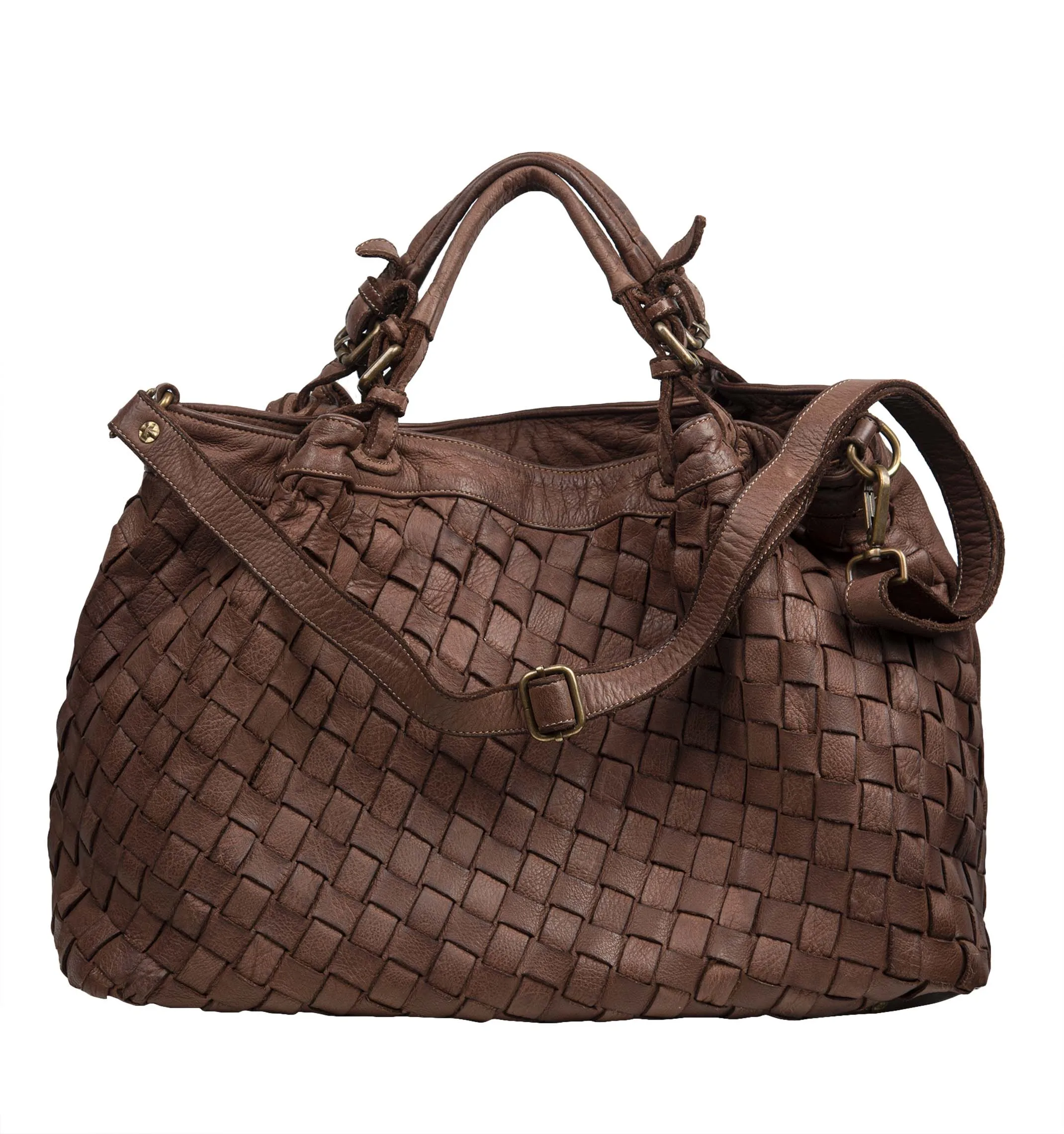 Bags Leather Madeinitaly Shoulder Woman Vintage Washed Bags Civico 93 ...