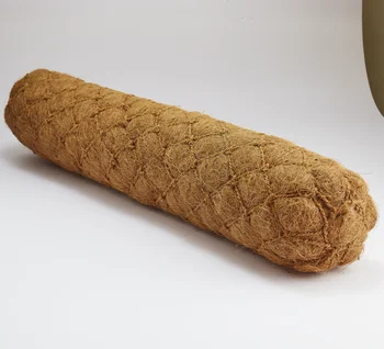 100% Natural Eco-friendly High Grade Light Brown Color Coir Fiber Logs ...