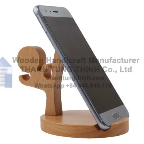 Wholesale Modern Wooden Mobile Phone Holder - Adjustable & Magnetic
