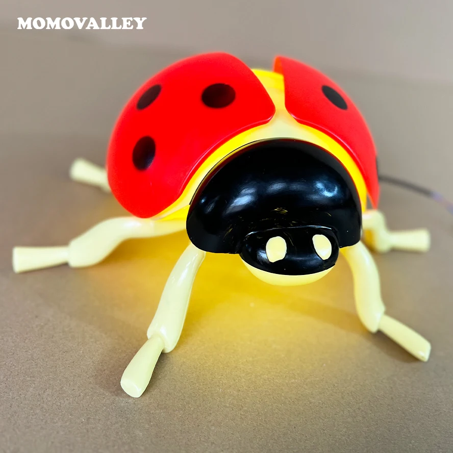 Momovalley LED Light Glowing Animal - Ladybug Lamp Decor
