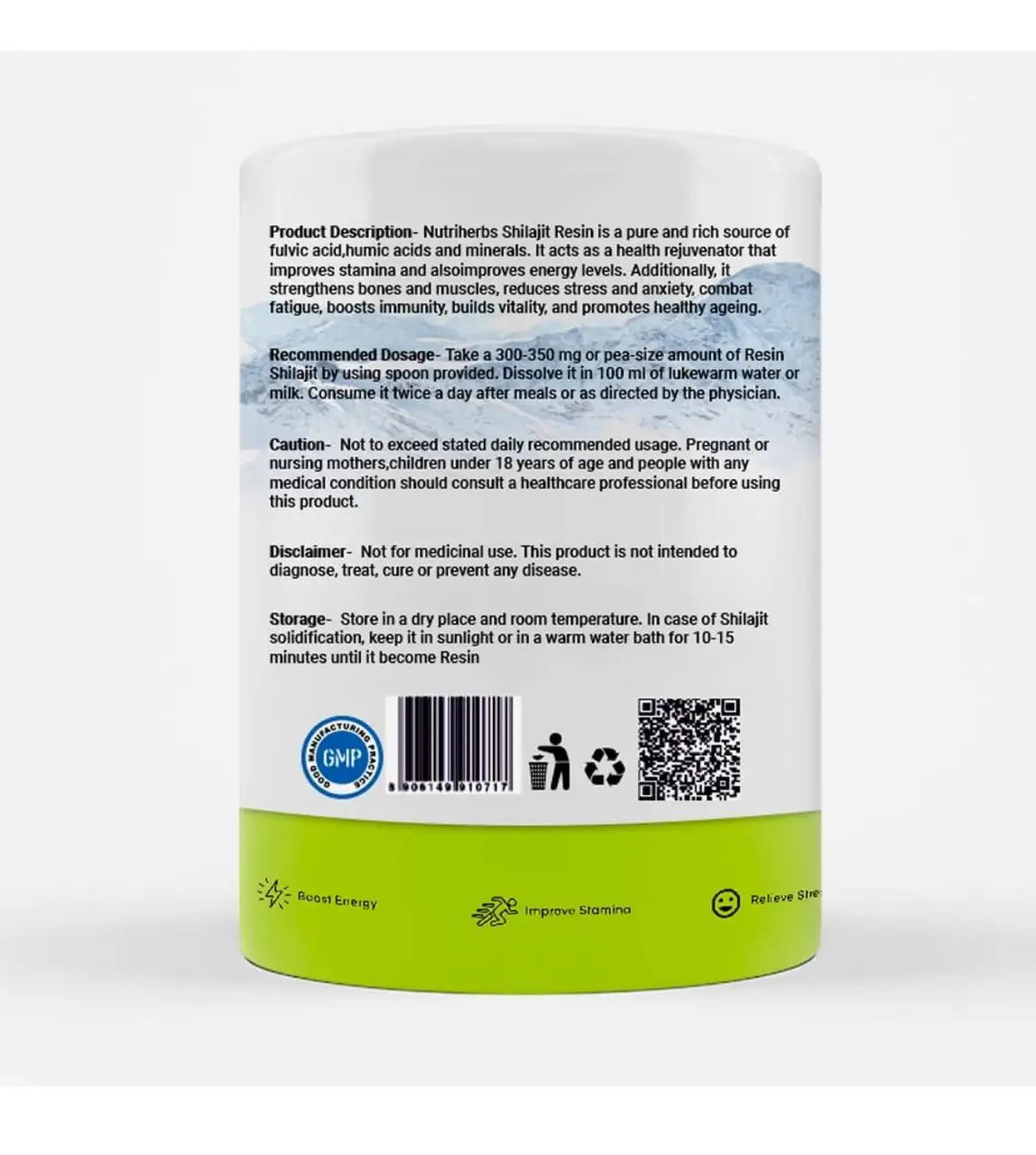 Oem Himalayan Shilajit Resin Shilajit Extract With Ashwagandha Herbal ...