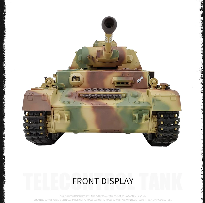 Coolbank 1/16 Alemán Panzer Iv F2 Batalla Rc Tanque 2,4 Ghz Militar ...