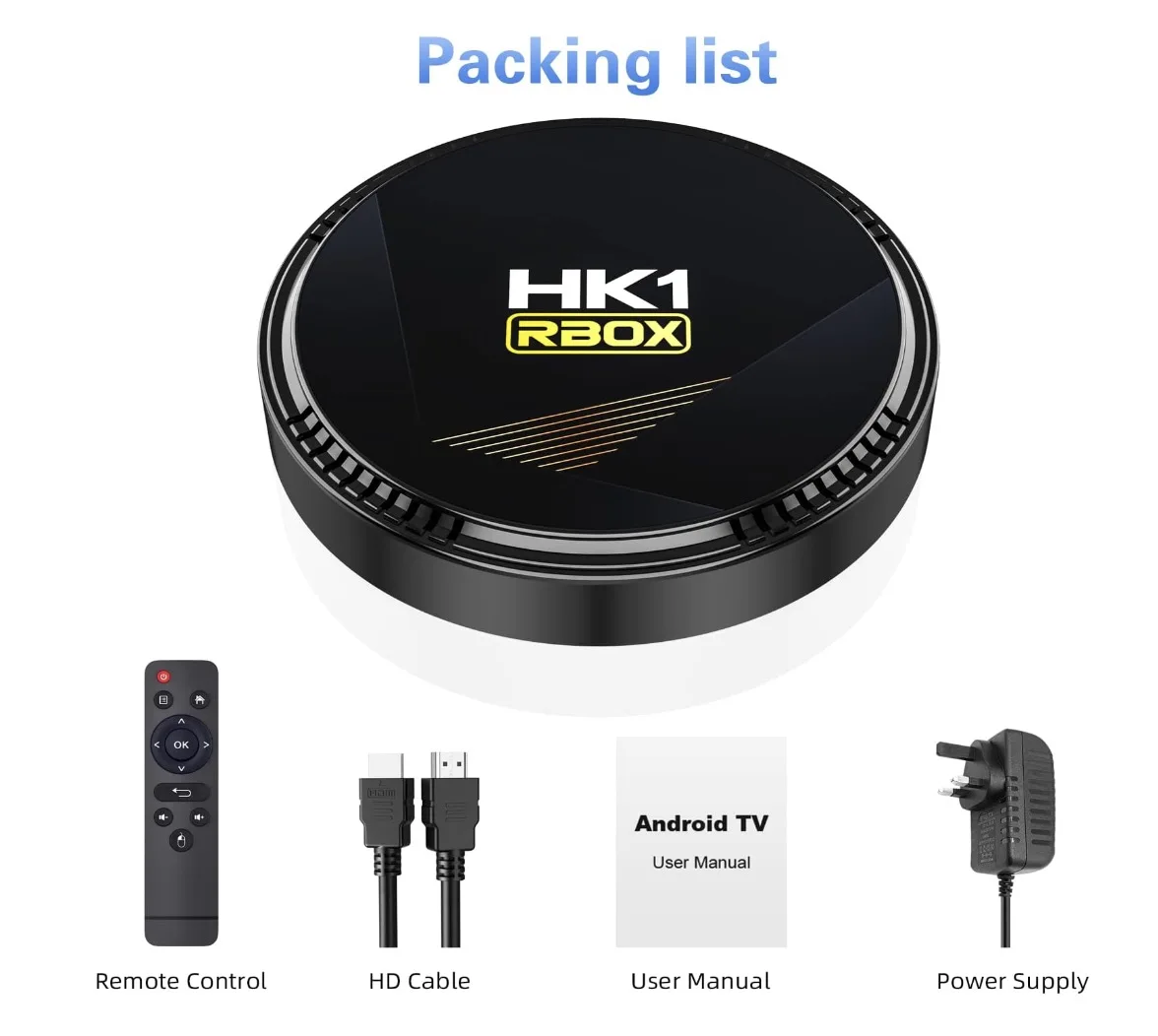 2024 New Model TV Box HK1 RBOX H8 H618 Quad-Core 64-bit| Alibaba.com