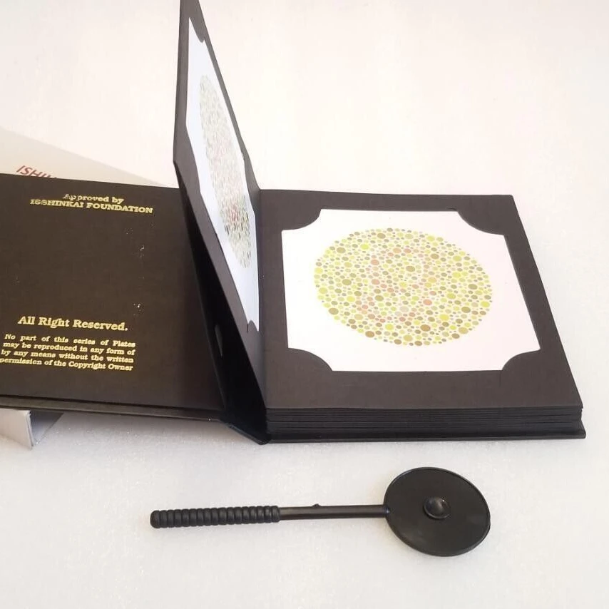 Ss Manufacture Visual Test Ishihara Color Vision Test Book 24 Plate Eye ...