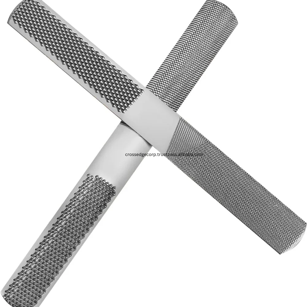Professional Goat Rasp Hardened Double Cut Wood Metal Carbon Steel Flat ...