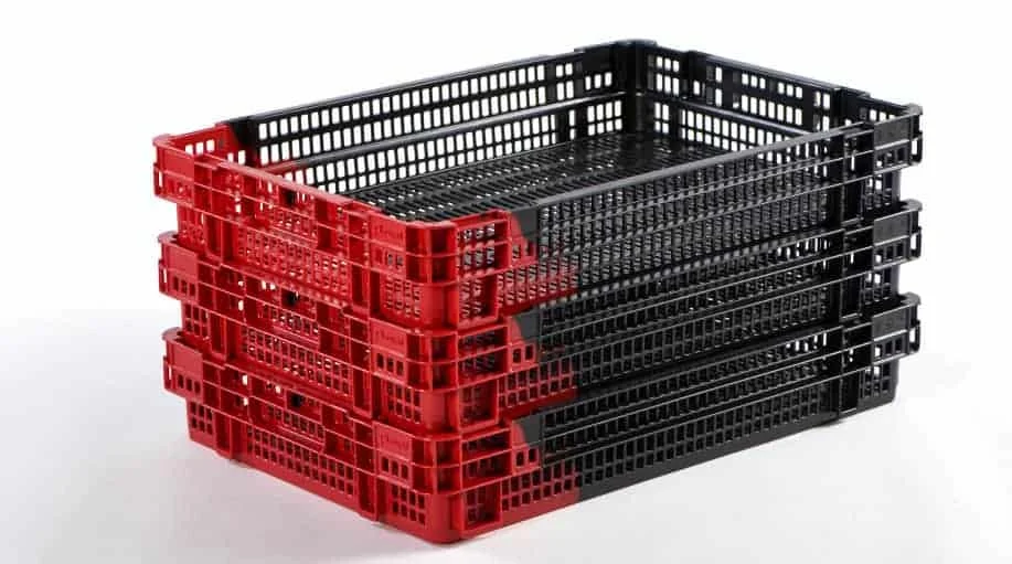 Rfid/iml Compatible Plastic Picker Crate Two Working Modes With 50% ...