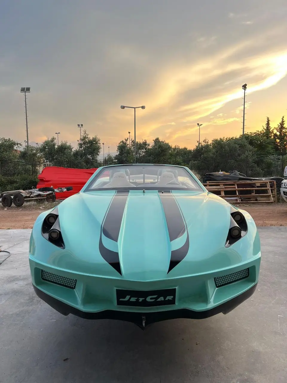 Jet Car Boat Cor Vette C7 - 4 Seater with 250hp Engine