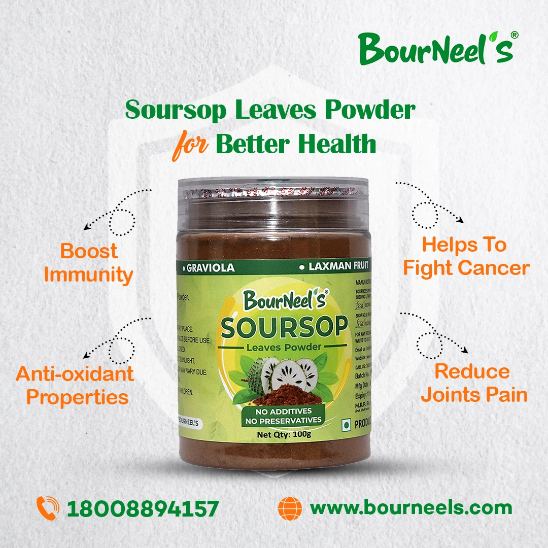 Soursop Leaves Powder 100gm No Preservatives Graviola Laxman Phal ...