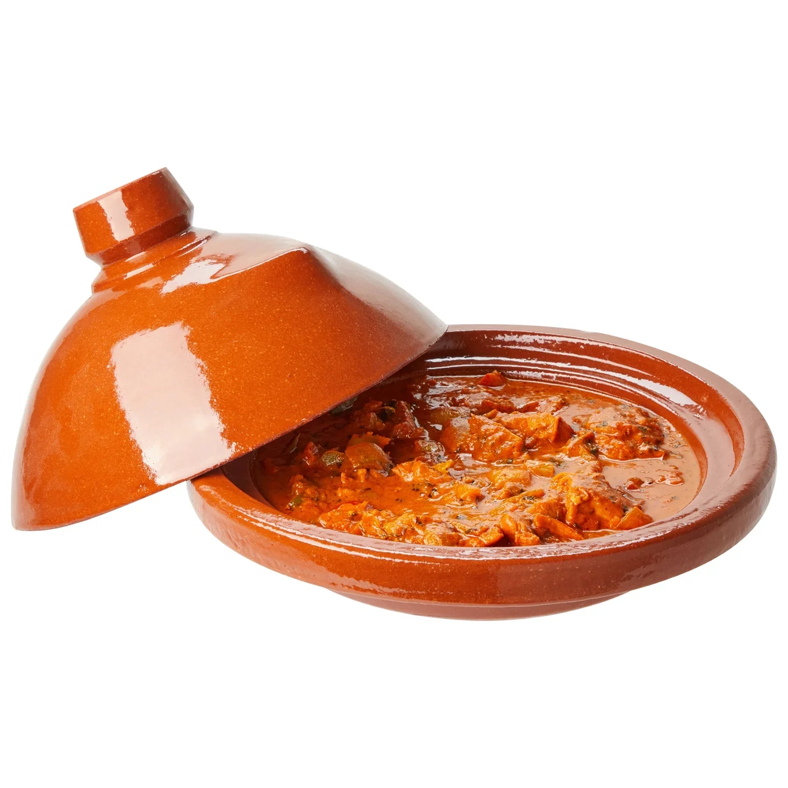Handmade Eco-Friendly Moroccan Tagine Pot with Clay Cover 20cm Diameter ...