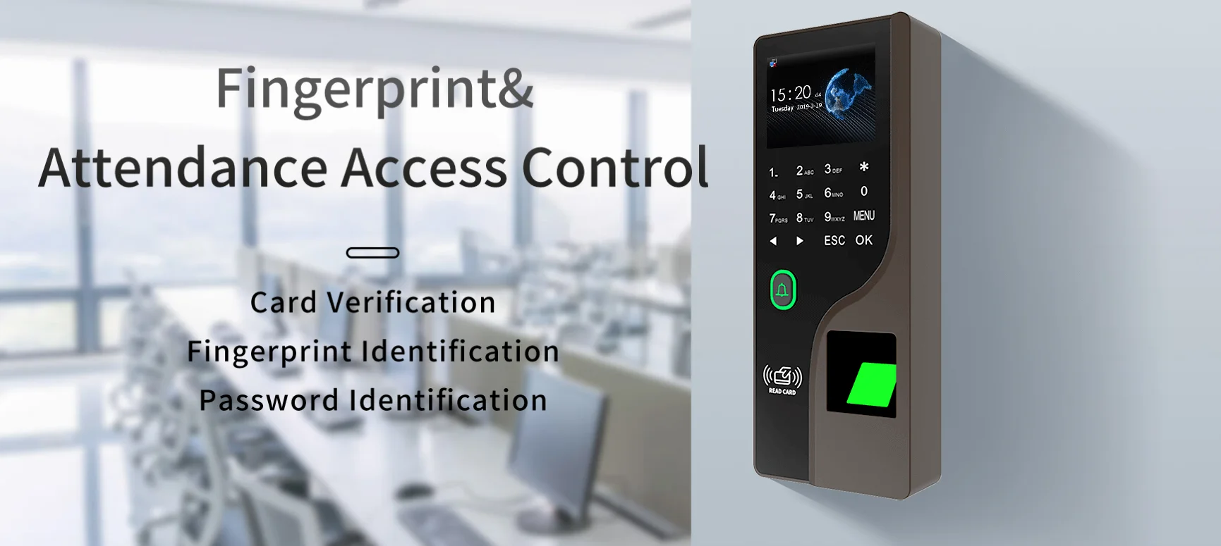 Biometric Fingerprint Access Control & Time Attendance