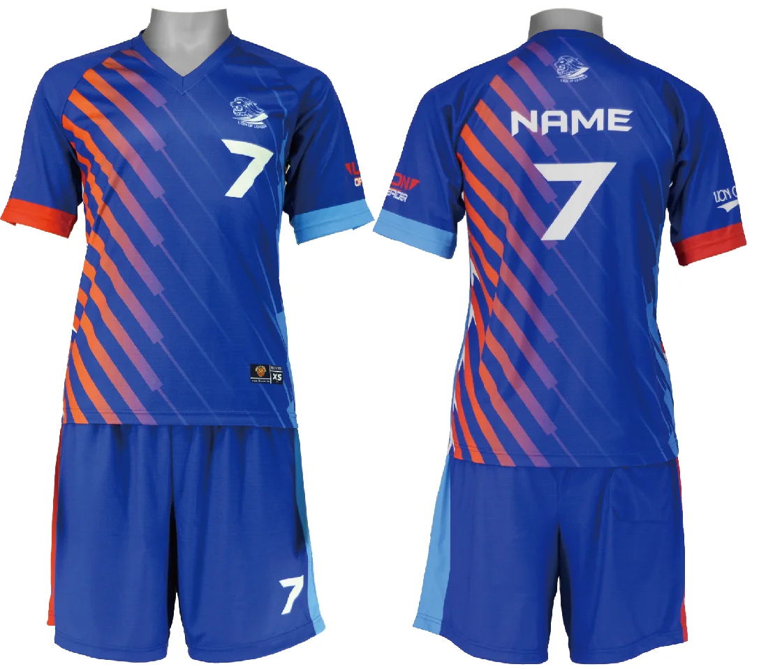 Custom Football Uniforms 100% Polyester Soccer Jersey Football Team ...
