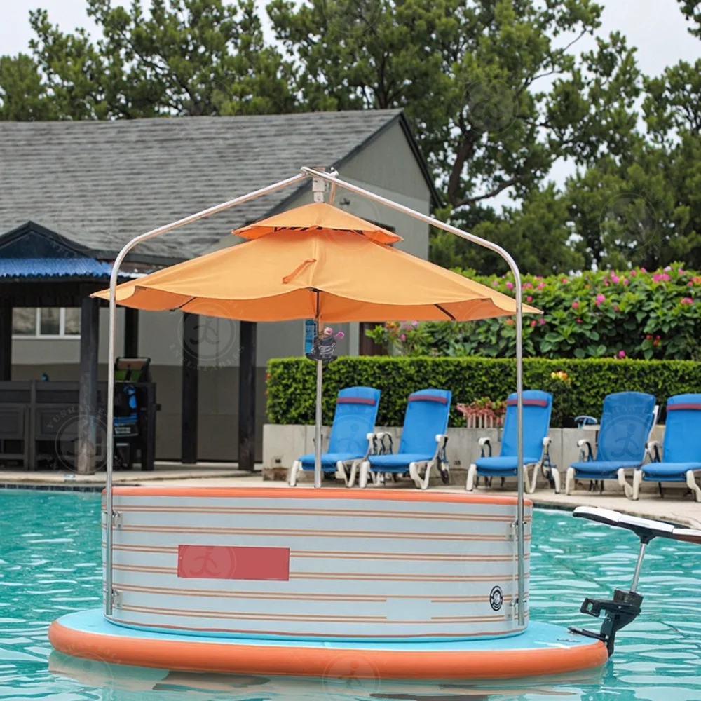 Inflatable Floating BBQ Boat - Durable & Customizable