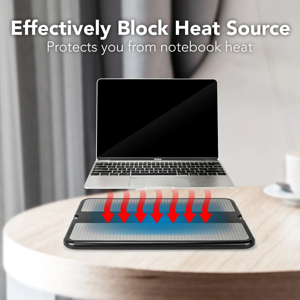 Lightweight Lap Pad with Retractable Mouse Tray - AITATA