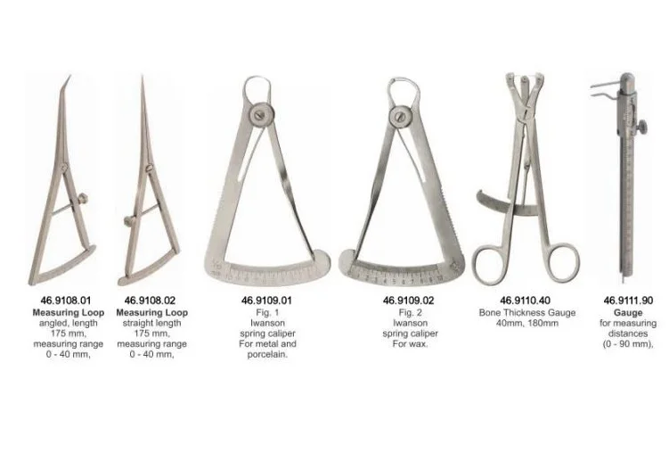 Cheap Price Lwanson Spring Caliper For Metal And Porcelain Dental ...