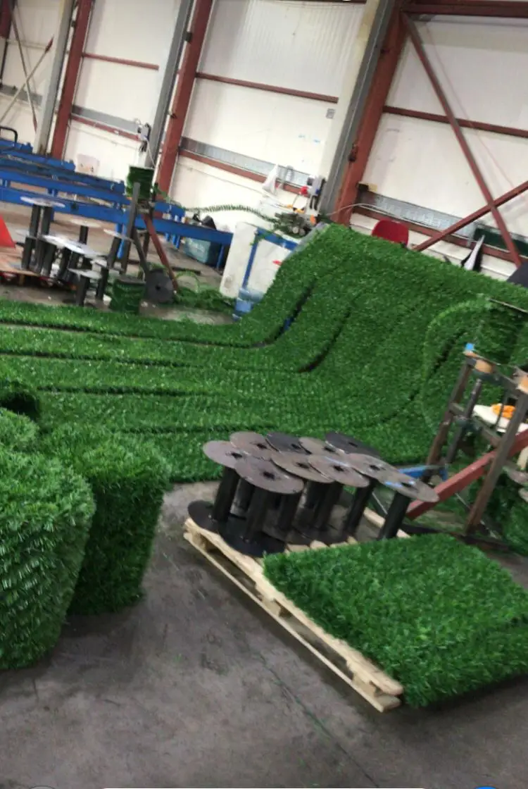 H100 Cm X L:1000 Cm Artificial Grass Chain Link Fence Rolls