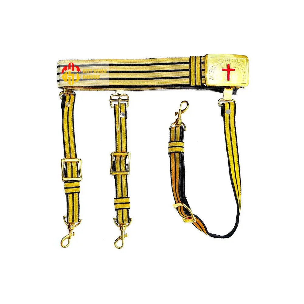 Sir Knights Templar Commandery Regalia Belt Custom Design Regalia Belt ...
