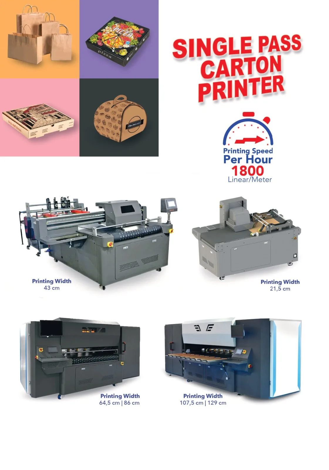 Single Pass Carton Inkjet Printer Digital Printers Supplies Instant ...