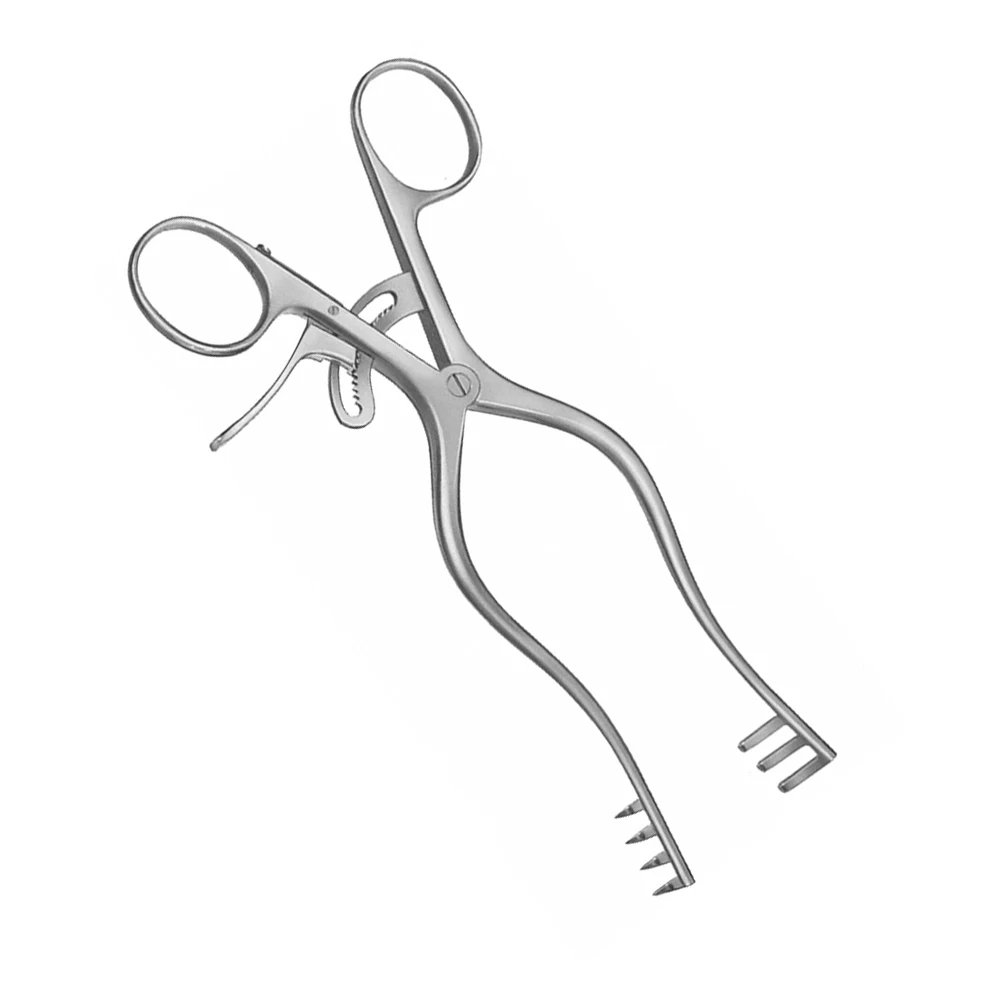 German Steel Weitlanar Retractor 4x3 Prongs Dilators Mastoid Retractors ...