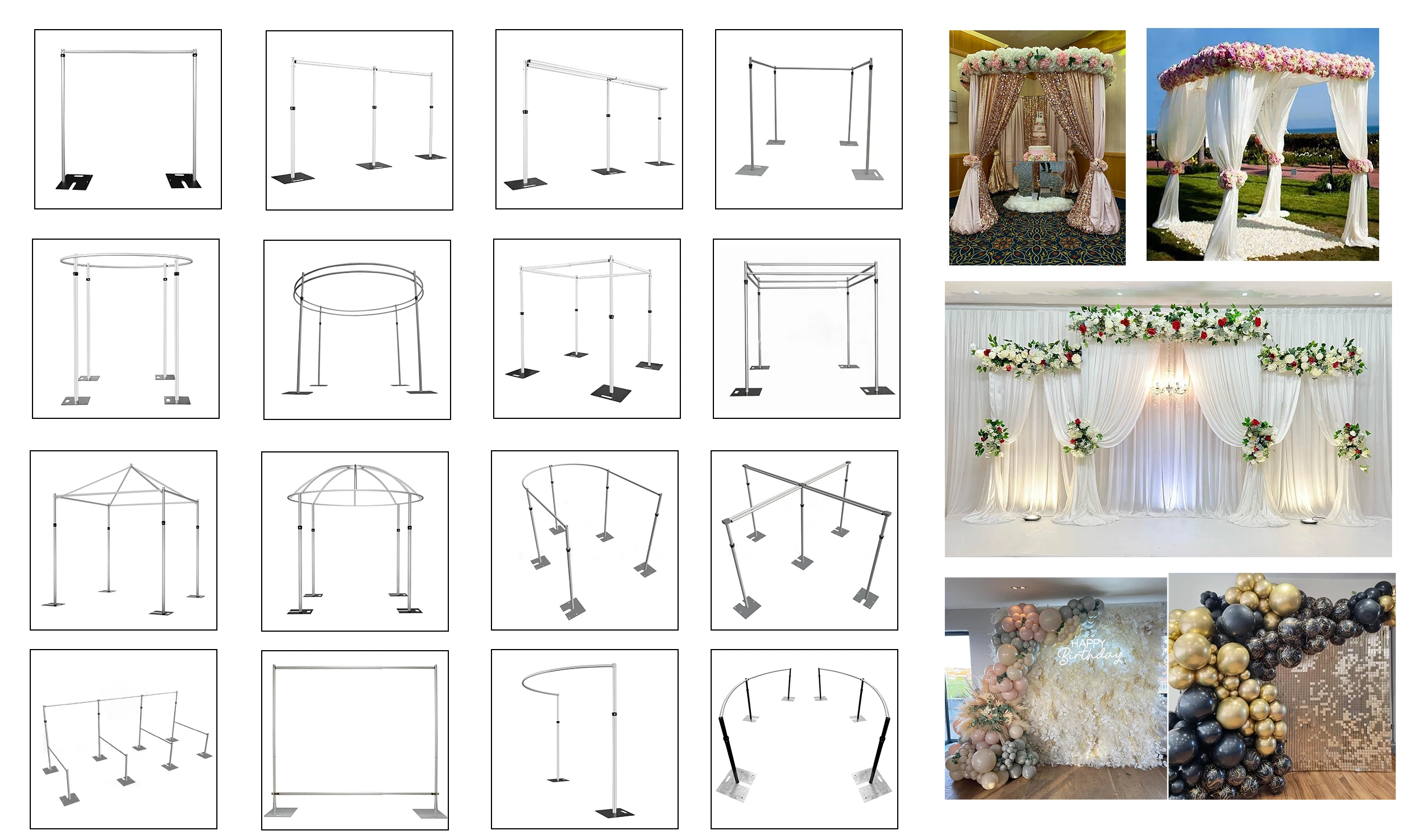 Adjustable Uprights Telescopic Slip-fit Upright 5-20ft With Slip Lock ...