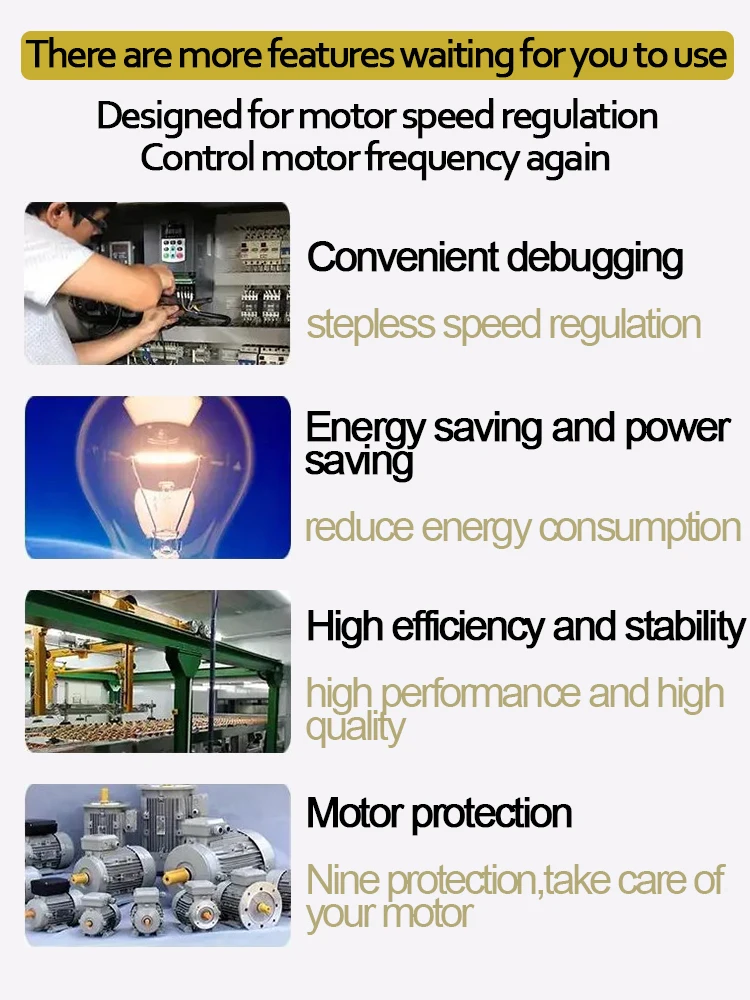 MICNO Mini Economic VFD - 0.75KW to 2.2KW Variable Frequency Drive