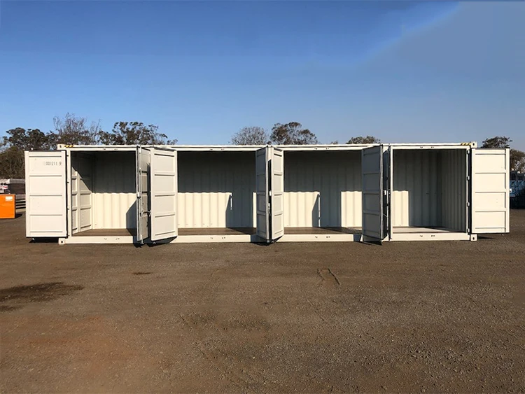 40ft High Cube Open Side Container - 4 Doors CSC Certified