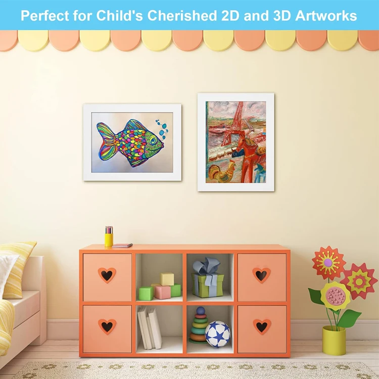 Front Opening Kids Art Frames 8.5x11 A4kids Artwork Frames Changeable ...