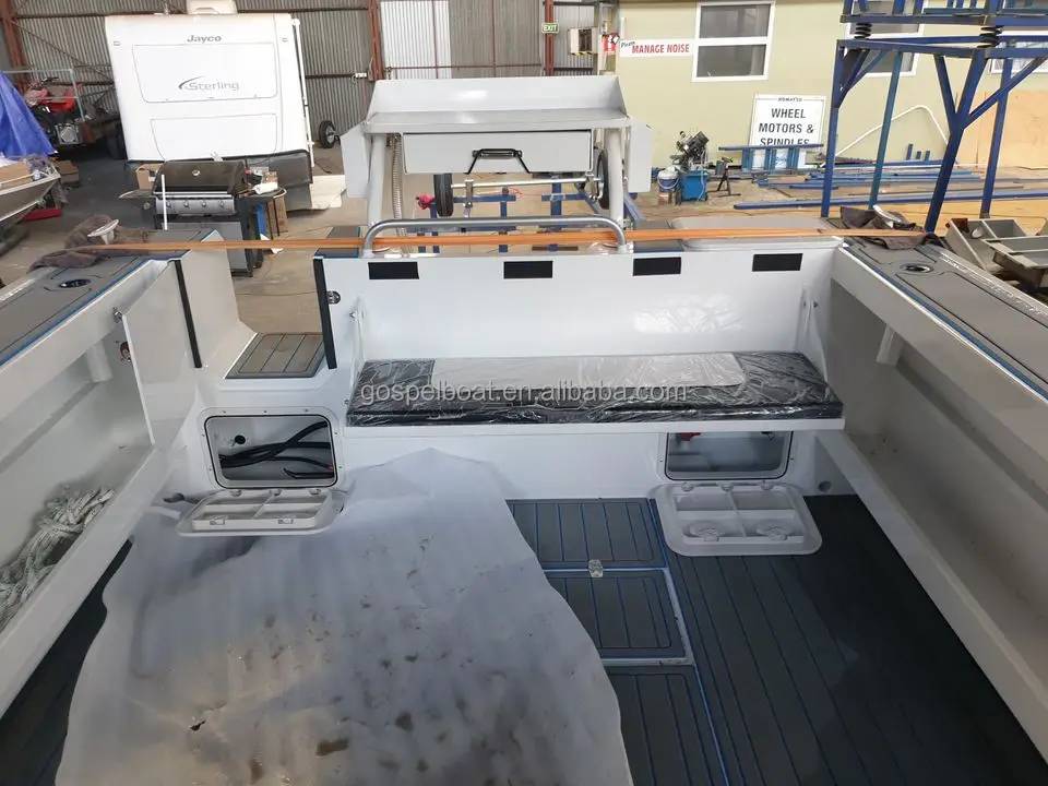 Deep V Bottom Fishing Boat 25ft Center Cabin Aluminum Cruiser