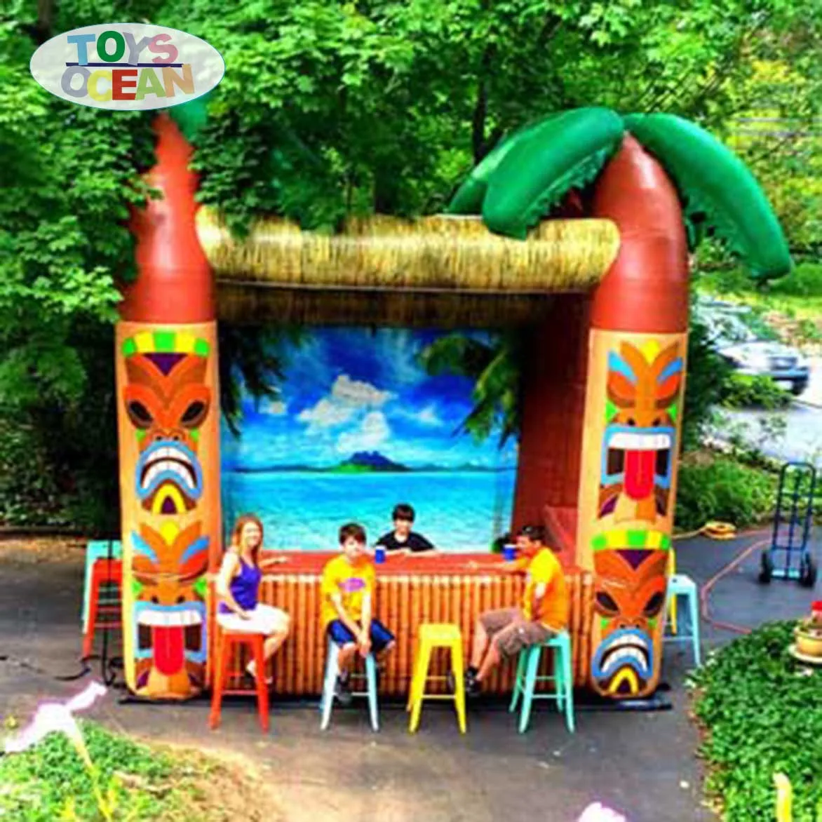 Customized Outdoor Backyard Summer Party Used Portable Inflatable Tiki ...