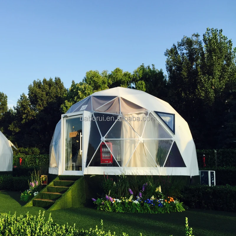 Babery Geodesic Dome Greenhouse Tent Leisure Resort Vacation Outdoor ...