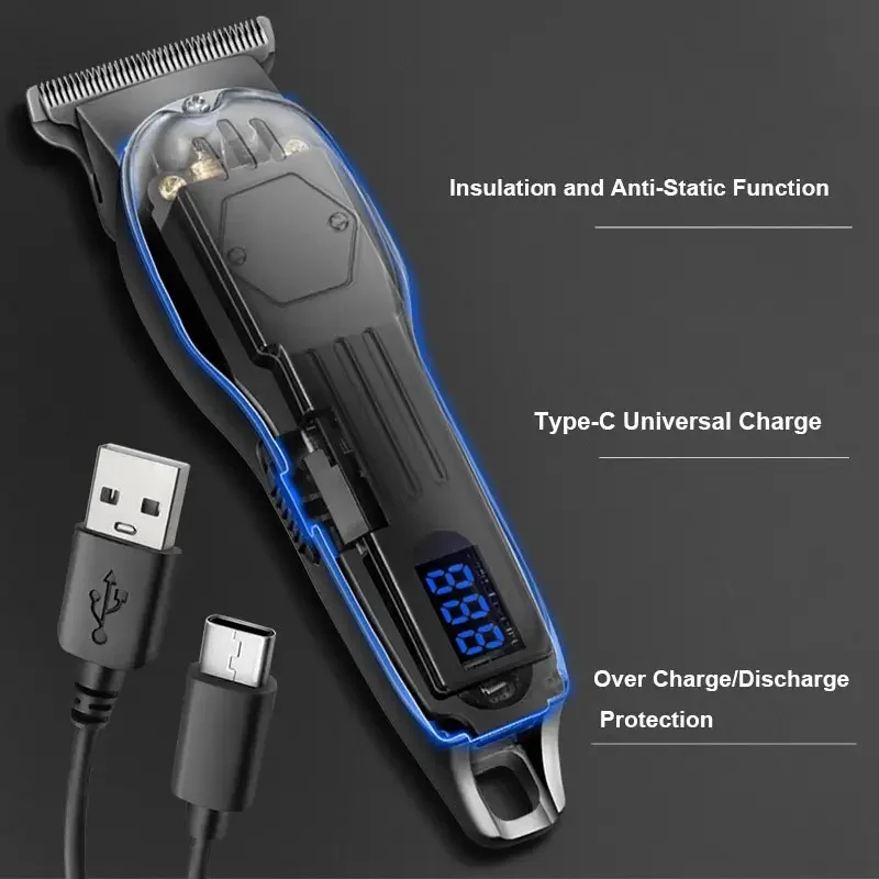 Professional Barber Trimmers Hair Split Ends Trimmer Hair Cordless Mini ...