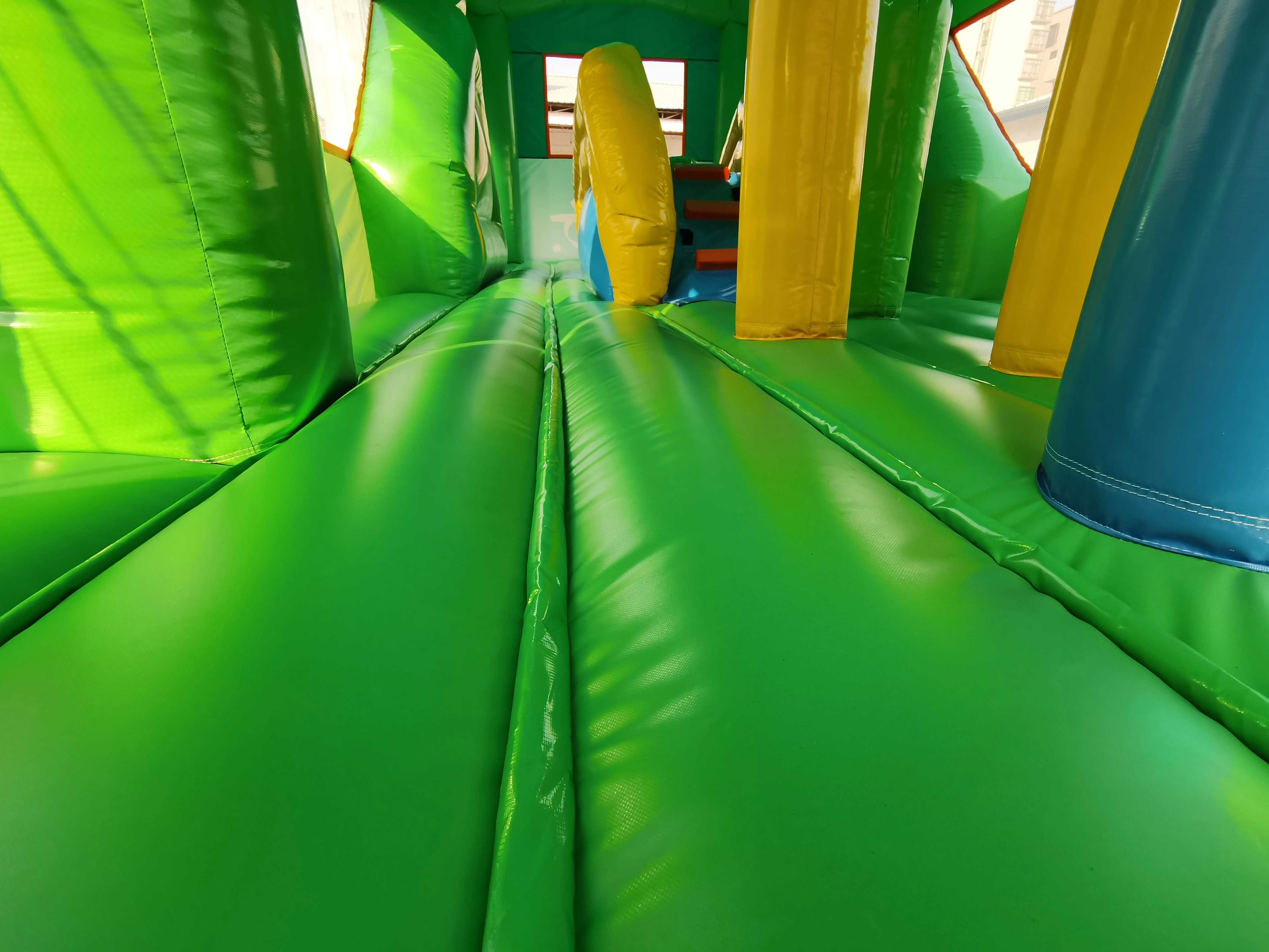 33'x12' Commercial Use Kids Big Inflatable Bus Bounce House