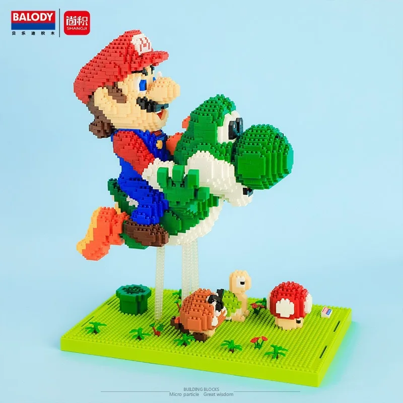 New High Quality 29cm Super Marios Bros Toys Figure Fly Marios Micro ...
