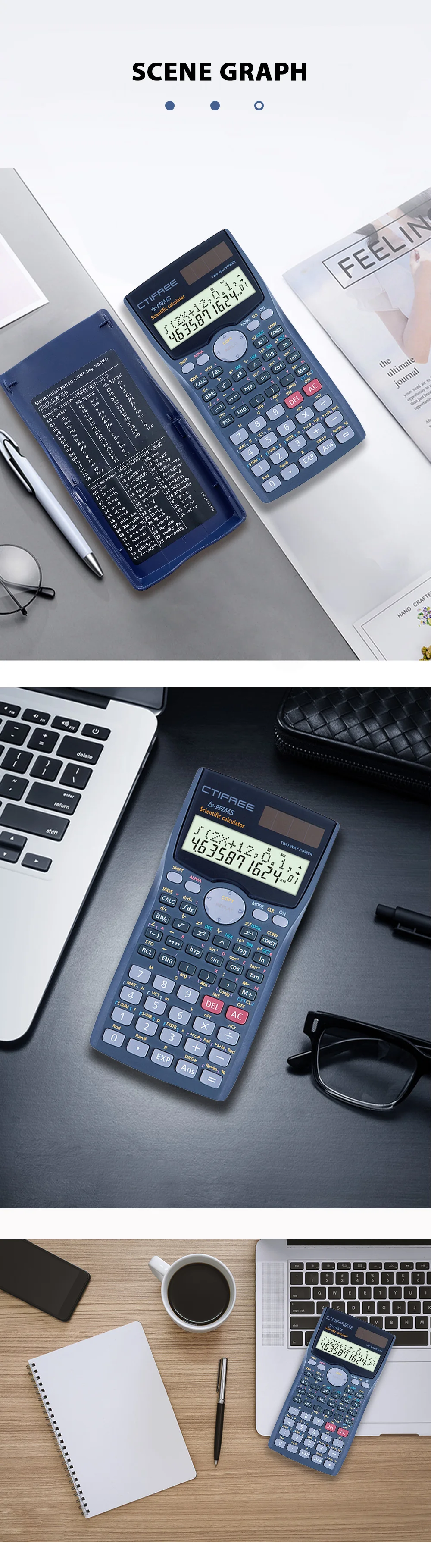 Fx-991ms Scientific Calculator Fx-100ms Engineerig Customized Student ...