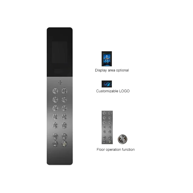 Elevator Button Operation Panel - Elevator COP LOP Hop Lift Spare Parts