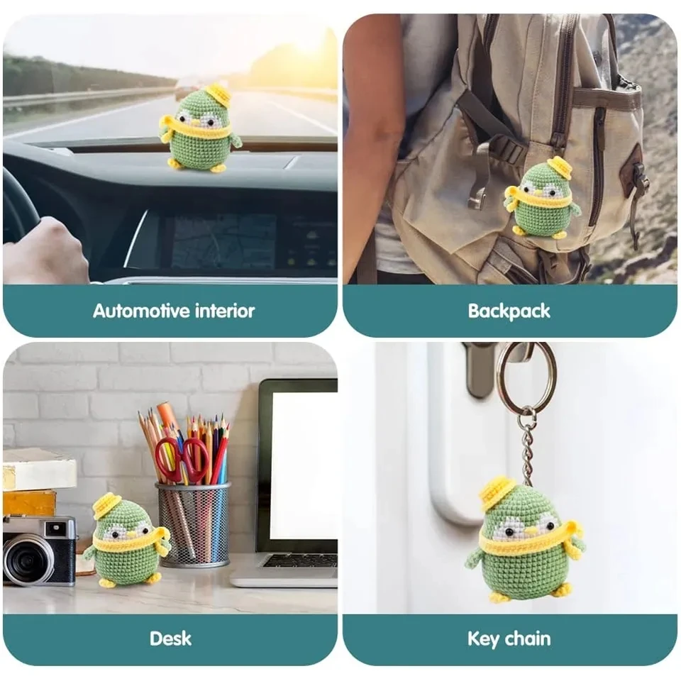 High Quality Non Finished Products Diy Wobbles Crochet Animal Green ...