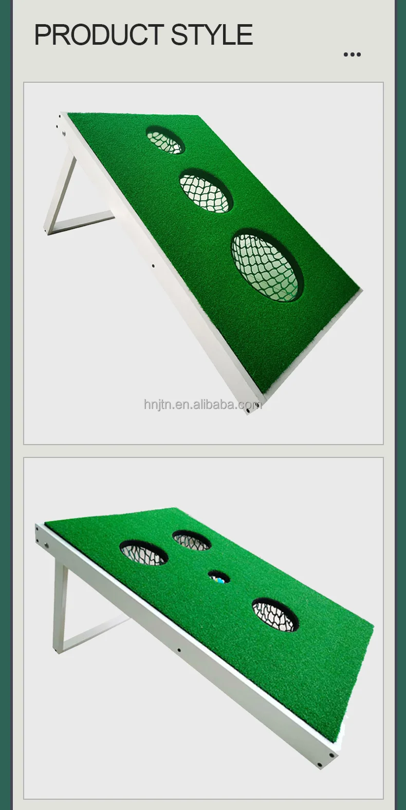 3 4 10 Holes Chipping Golf Cornhole Game - Improve Skills