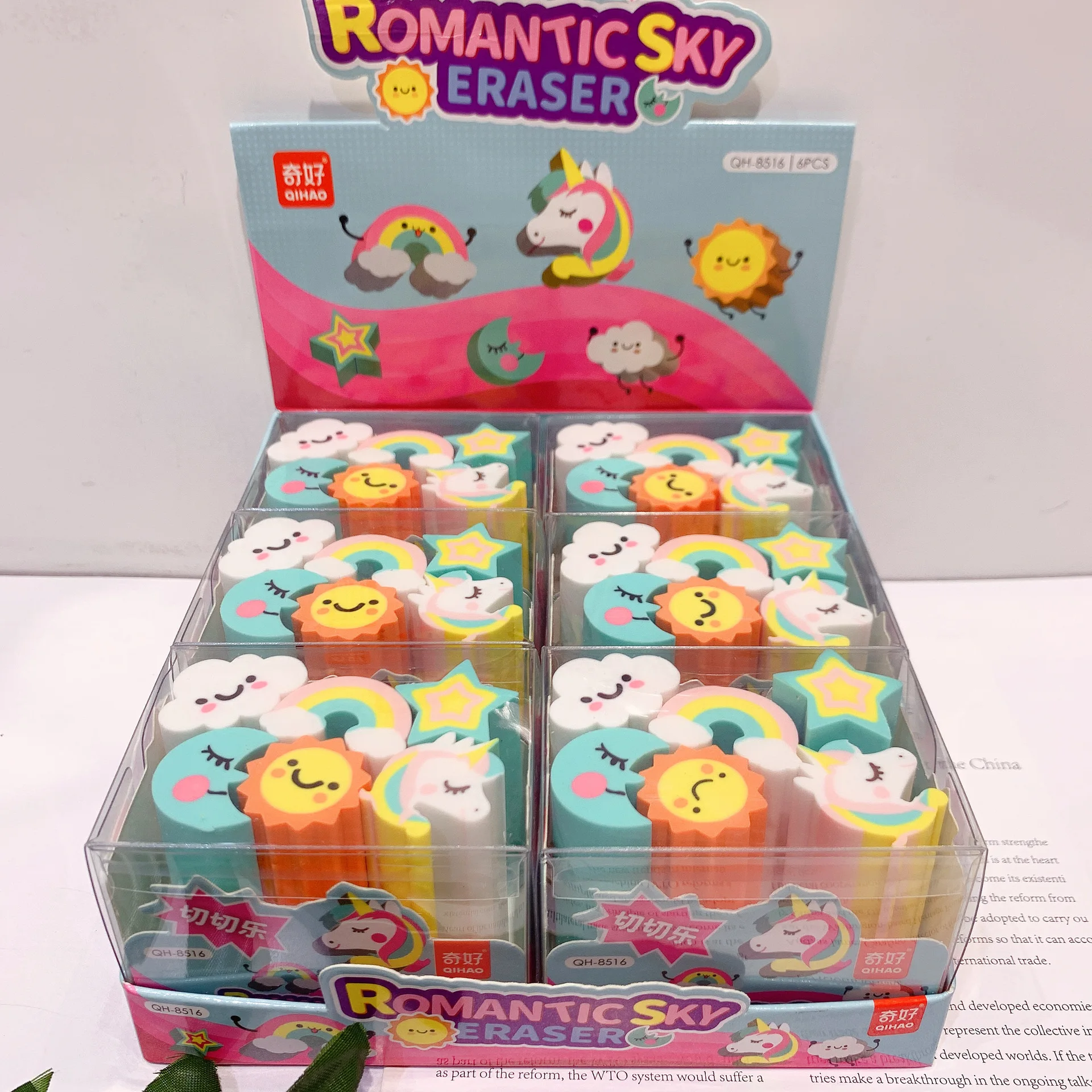 Cartoon Eraser For Students Cute Slice Eraser For Kids Marine Animal ...