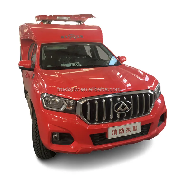 4x2 Forland Jac Light-size Pickup Rescue Fire Vehicle Water Tanker Fire ...