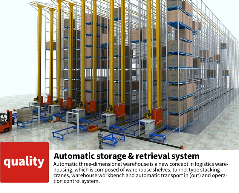 ASRS Heavy Duty Metal Storage Racking System for Industrial Use