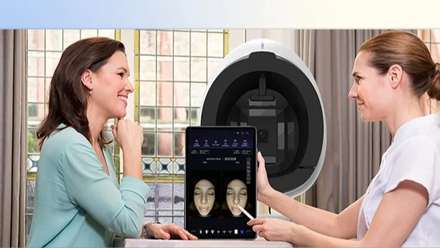 2024 Portable 3d Skin Analysis Machine Facial Uv Lcd Wifi Skin Lamp ...