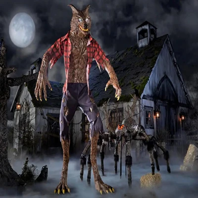 Indoor Outdoor Animatronics Decorations Electric Play Music Scary ...