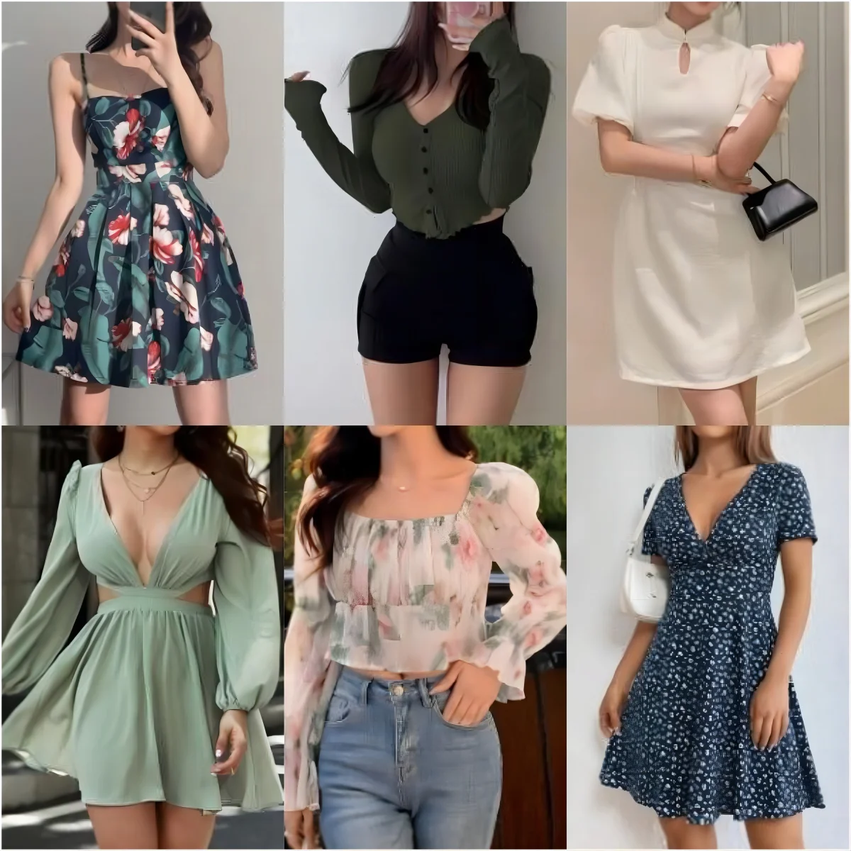 Wholesale Women's Tops - Fashionable Assorted Dress Bales