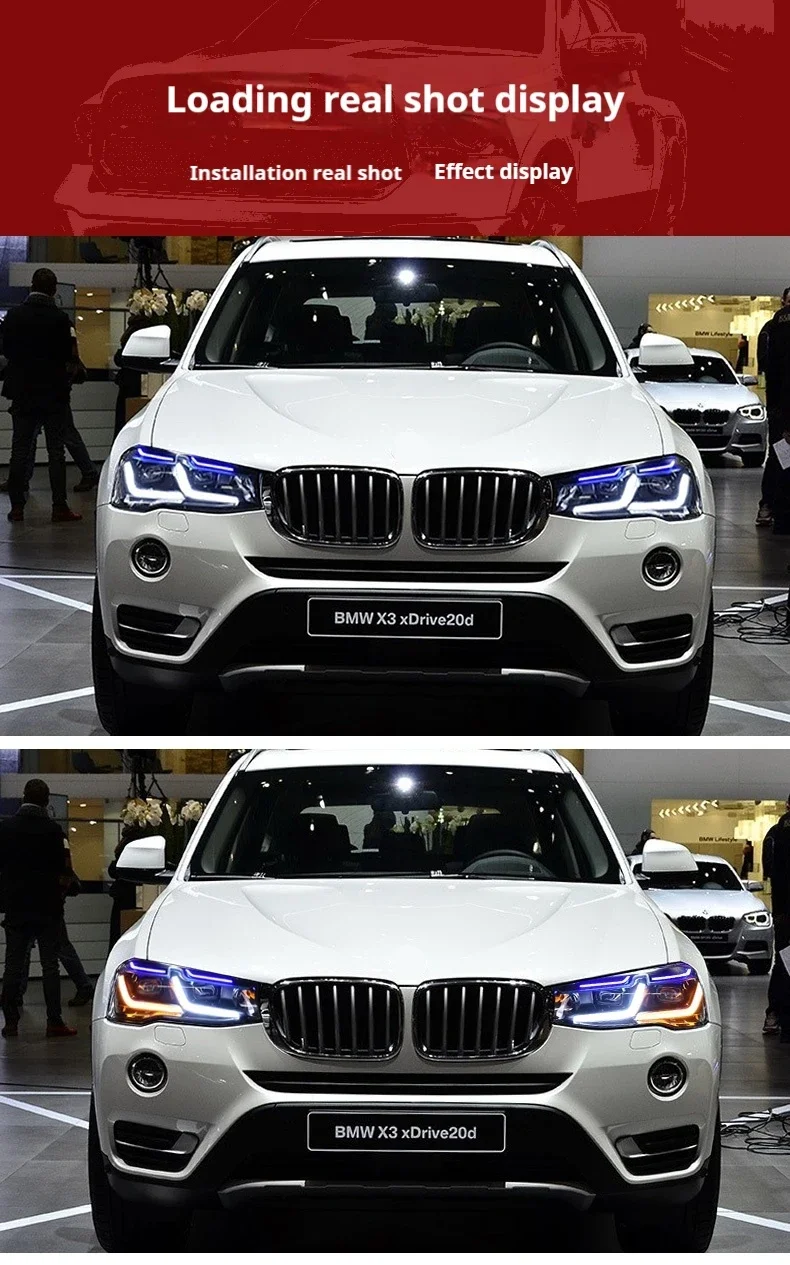 FT Car Lights for BMW X3 F25 LED Headlights 2011-2018 X4 F26 LED ...