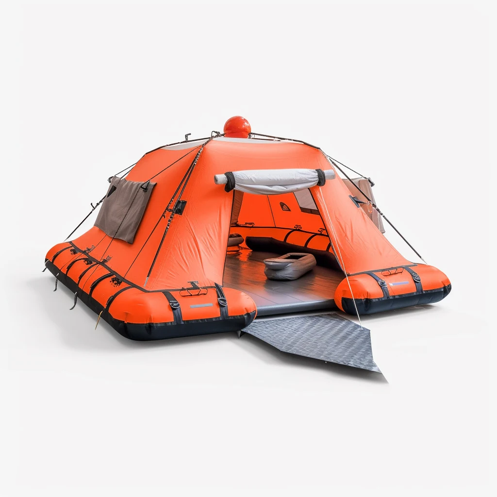 Large Inflatable Tent Rafts Floating Floating Tents Camping Outdoor ...