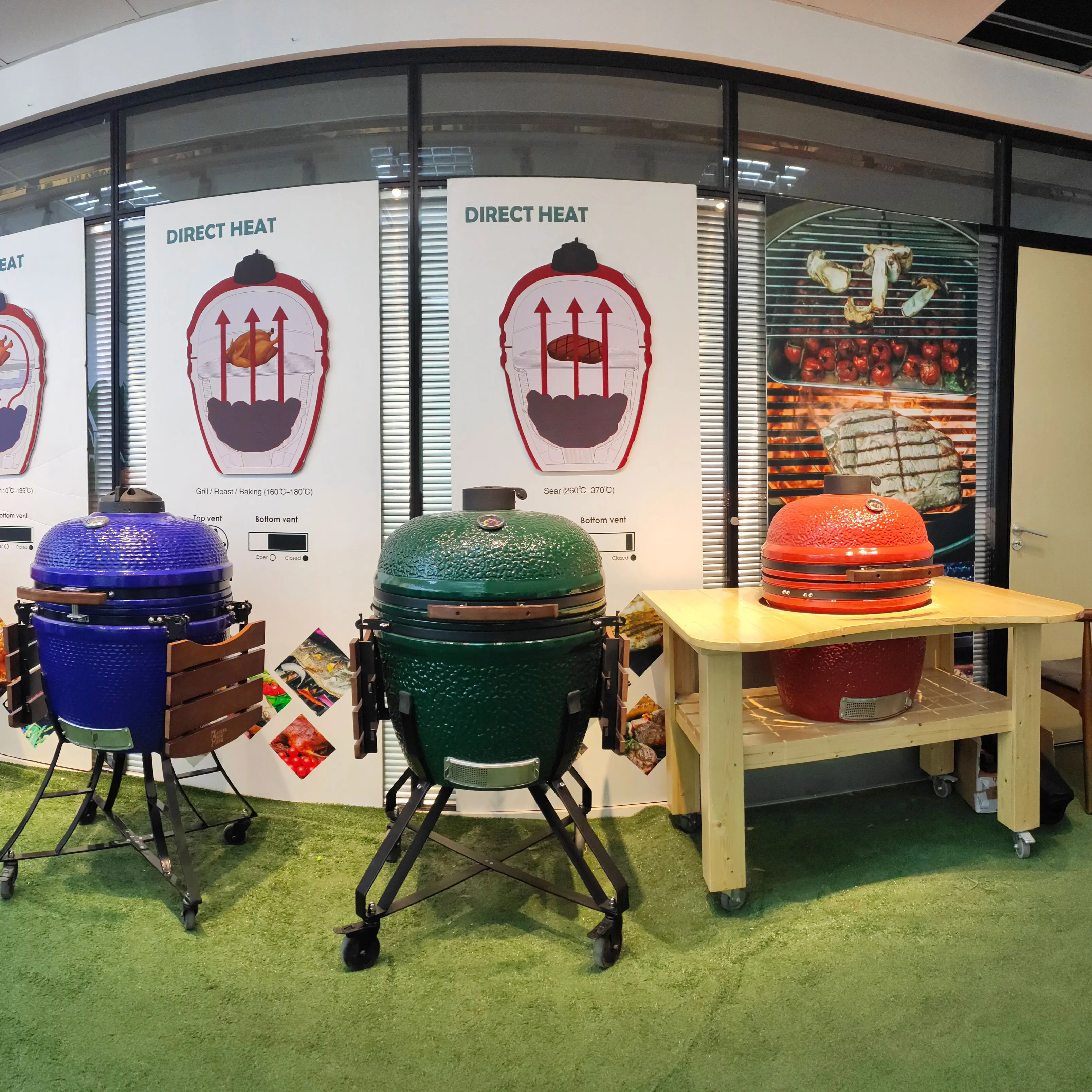 Seb Kamado 21'' Charcoal Bbq Grill Bbq Smoker Barbeque Grill Kamado ...